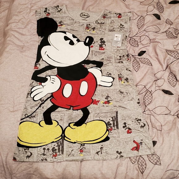 Disney | Intimates & Sleepwear | Mickey Mouse Sleep Shirt Size Sm ...